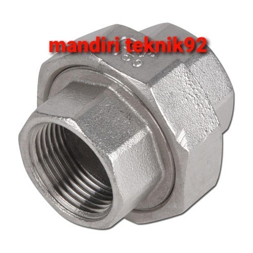 Jual Water Mur - Union 1" A105 Forged steel # 3000 Drat NPT besi ...