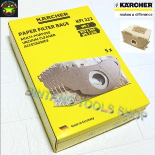 Jual KARCHER PAPER FILTER BAG KIT MICRO FILTER FOR SE6.100 WD2 A2004 ...