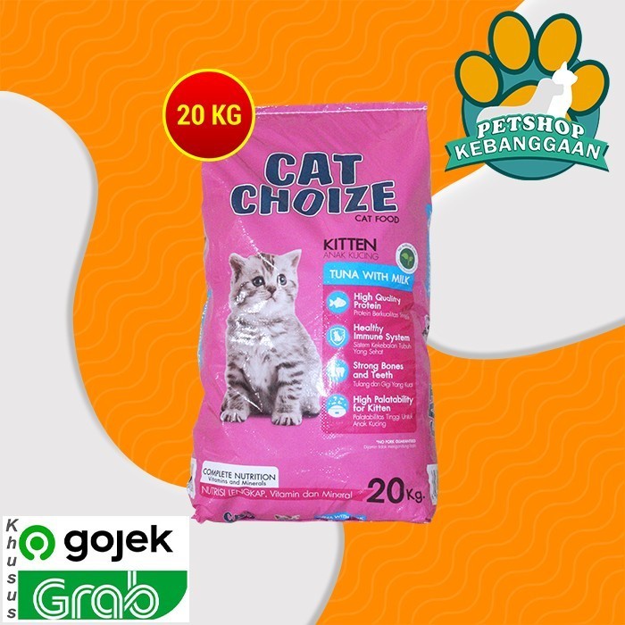 Jual Cat Food Cat Choize Kitten 20 KG | Shopee Indonesia