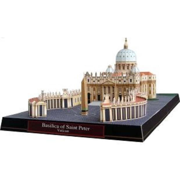 Jual diy papercraft diorama basilica of saint peter zenyang22 | Shopee ...