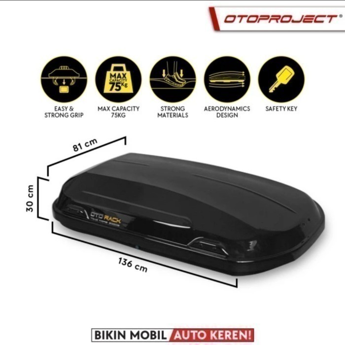 Jual Populer Roof Box / Roofbox Otorack Tipe Escape 320L Otoproject ...