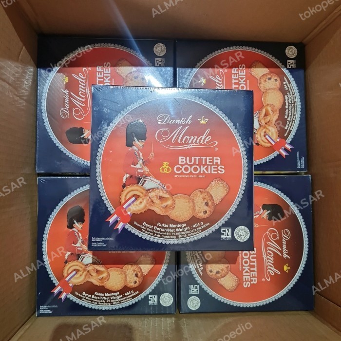 Jual MONDE BUTTER COOKIES 454GR | Shopee Indonesia