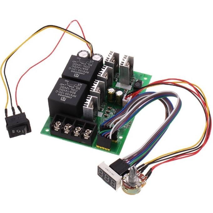 Jual CDF DC Motor Speed Controller Dimmer PWM Voltage Regulator 2200W ...
