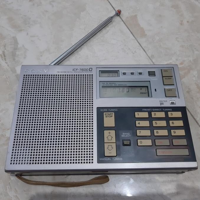 Jual Sony Radio ICF-7600D Antik 1983 Normal Very Rare Hidup suara Bening Ok | Shopee Indonesia
