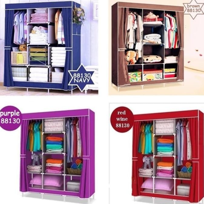Jual lemari rak pakaian jumbo/ lemari baju / lemari rak boneka (tipe ...