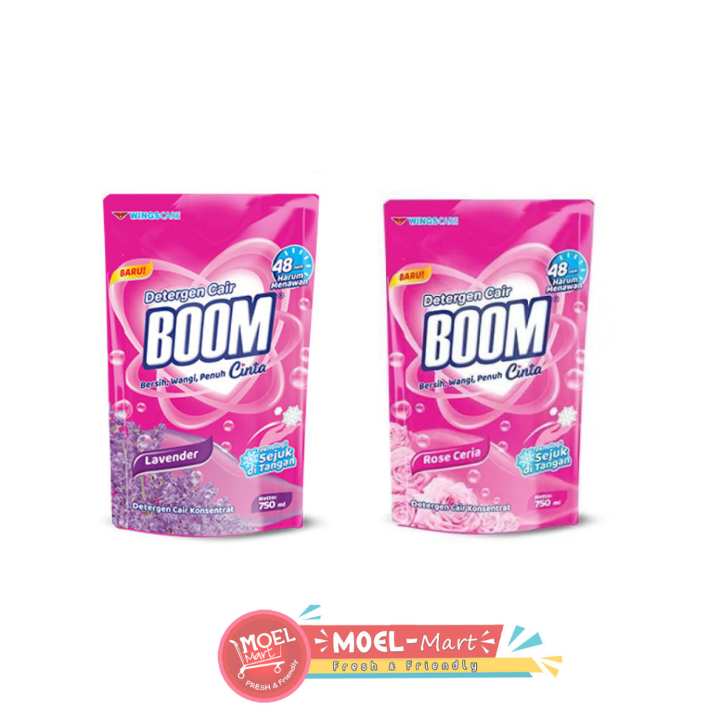 Jual BOOM CINTA LIQUID DETERGENT 750ML | Shopee Indonesia