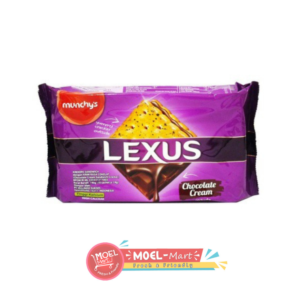 Jual MUNCHY'S Lexus Chocolate Cream 190gr | Shopee Indonesia