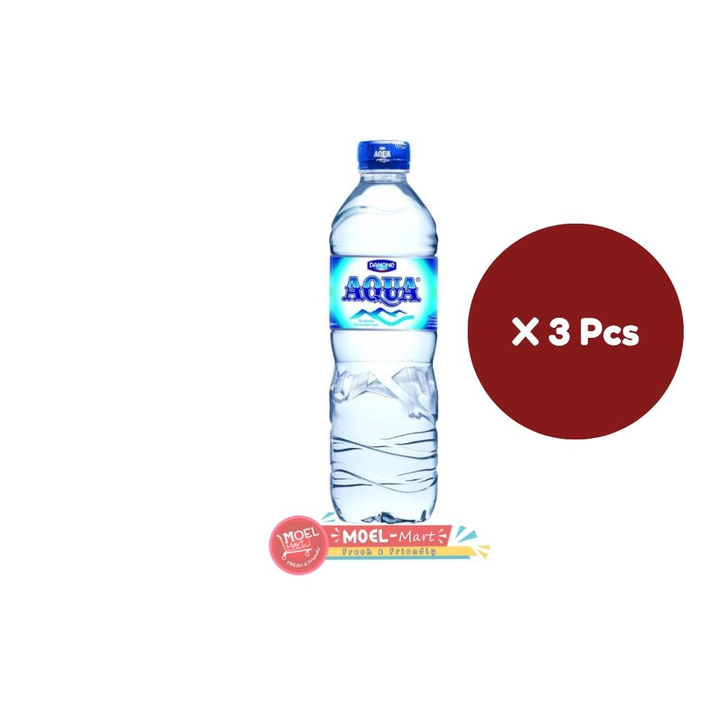 Jual AQUA 3 Botol X 600ml | Shopee Indonesia