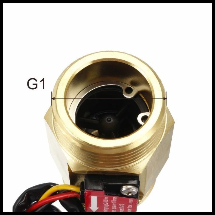Jual TERBARU YF-B10 WATER FLOW SENSOR DN25 1" FLOWMETER 2-50L/MIN BAHAN ...