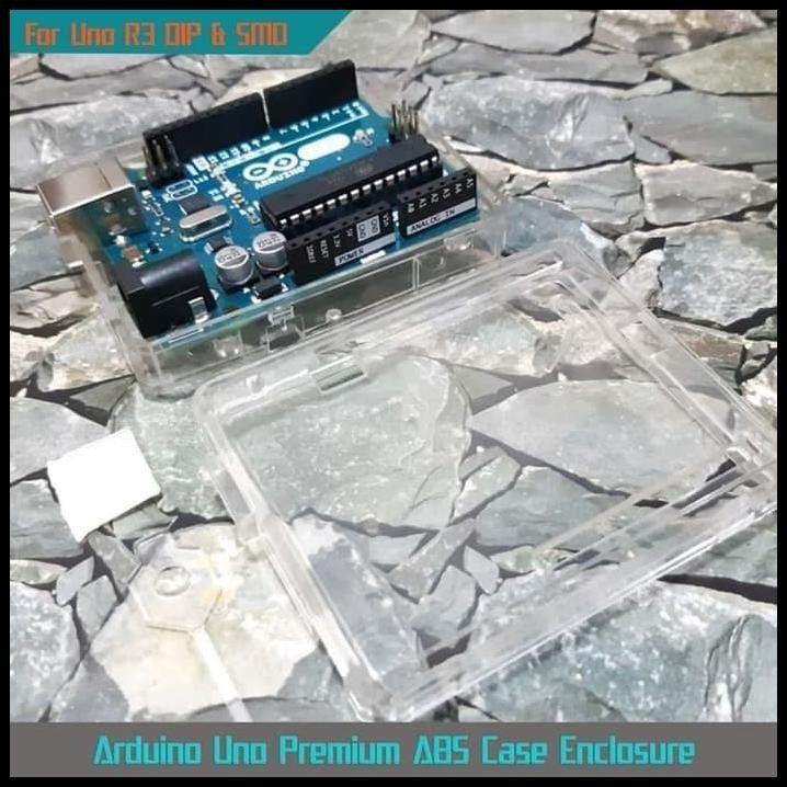Jual TERBARU BOX FOR ARDUINO UNO R3 ABS CASE ENCLOSURE WARNA TRANSPARAN GLOSSY | Shopee Indonesia