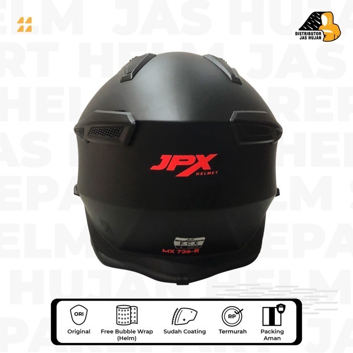 Jual Helm Jpx Mx 726 R Original Jpx Semi Cross | Shopee Indonesia