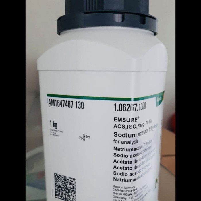 Jual SODIUM ACETATE TRIHYDRATE MERCK 1KG | Shopee Indonesia