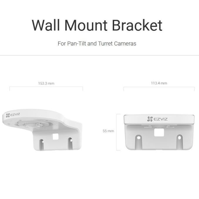 Jual Bracket EZVIZ Original Dinding Wall Mount Ezviz Camera Cctv Dome ...
