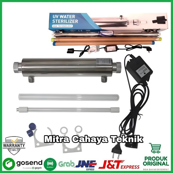Jual Lampu Uv 12 gpm/ Uv water sterilizer 12 gpm/Ultraviolet 12 gpm import | Shopee Indonesia