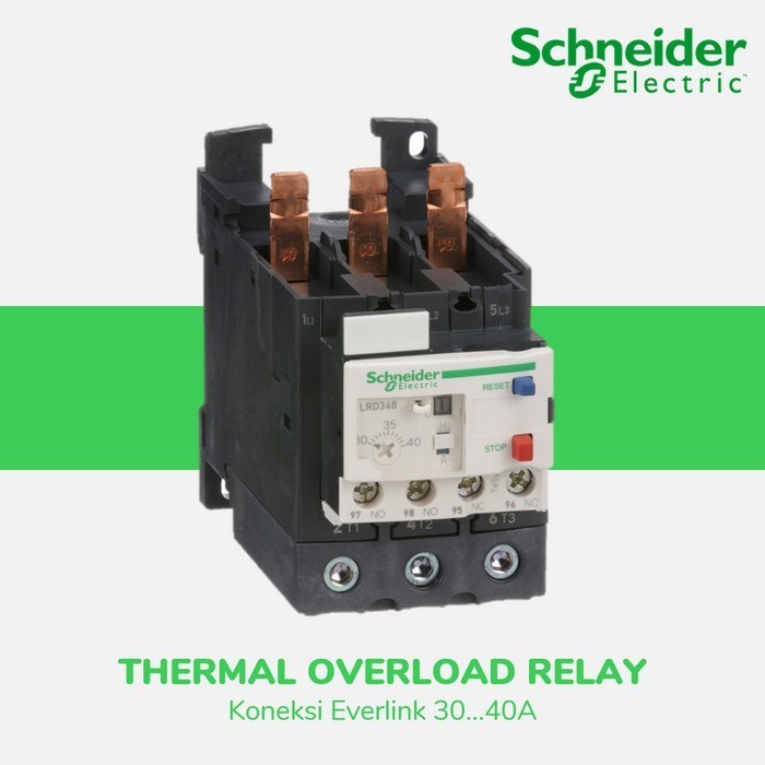 Jual Schneider Thermal Overload Relay 30...40A - LRD340 | Shopee Indonesia