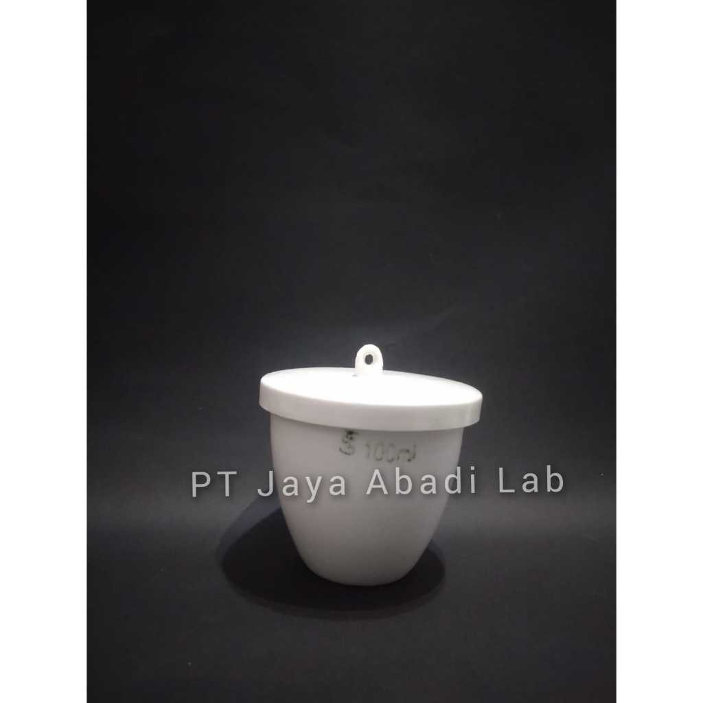 Jual cawan krusibel krus crucible porcelain porselen porselin 100mL 100cc dan tutup | Shopee ...