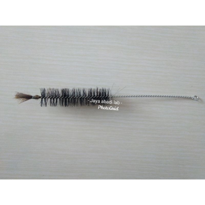 Jual sikat tabung reaksi gelas ukur kimia 22 cm handle gagang stainless ...