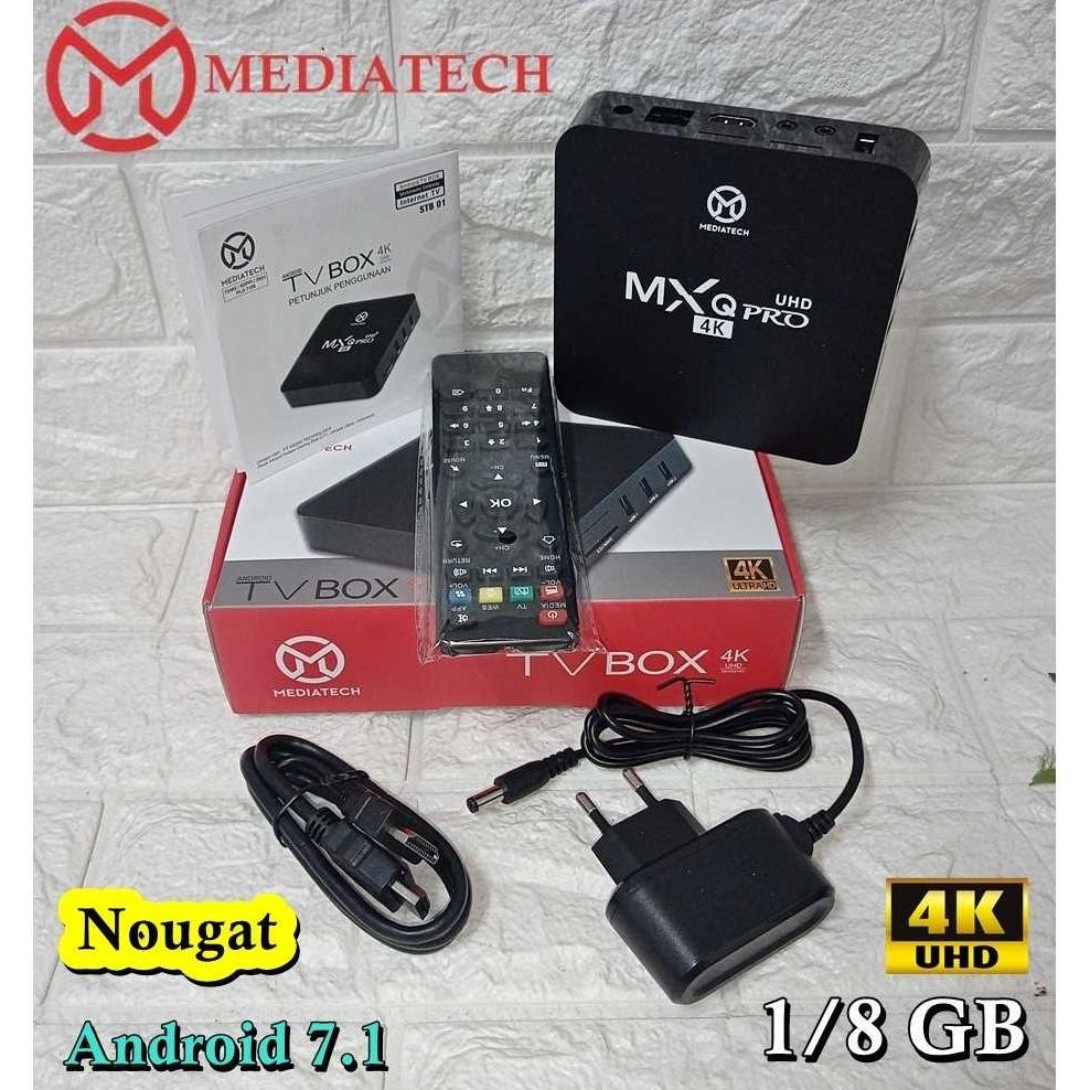Jual TV BOX MXQ PRO 4K R3229 ANDROID 7.1.2 OS J1405 | Shopee Indonesia