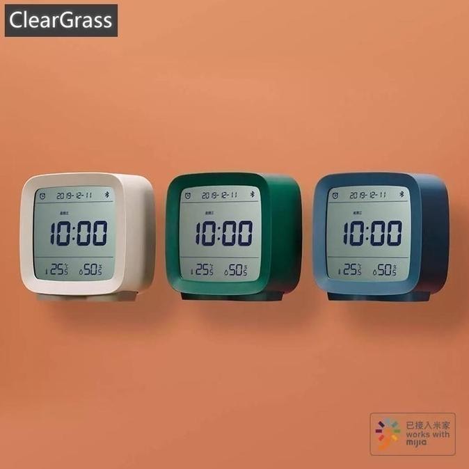 Jual QINGPING CGD1 Digital Clock Humidity Temperature Display | Shopee ...