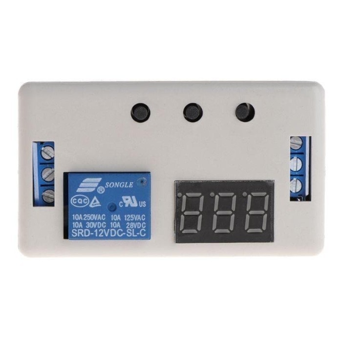 Jual Modul Relay Timer Programmable Display LED Digital DC 12V | Shopee ...