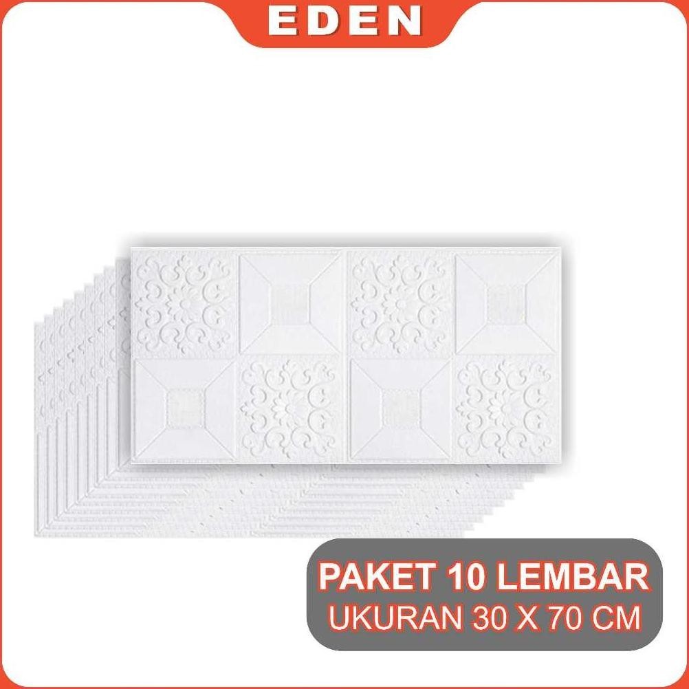 Jual PAKET 10 LEMBAR Wallpaper 3D Ukuran 30CM X 70CM Foam Batik ...