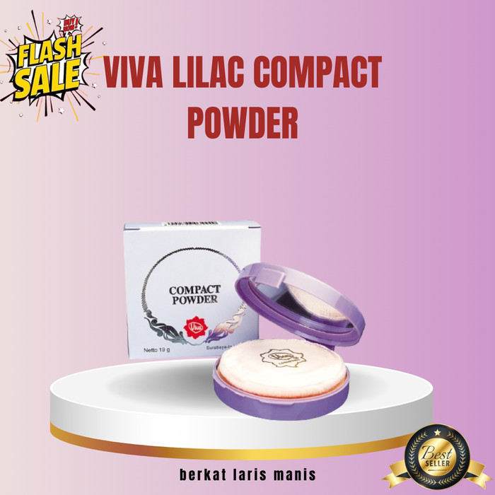 Jual VIVA COMPACT POWDER LILAC ( 19 G ) | Shopee Indonesia