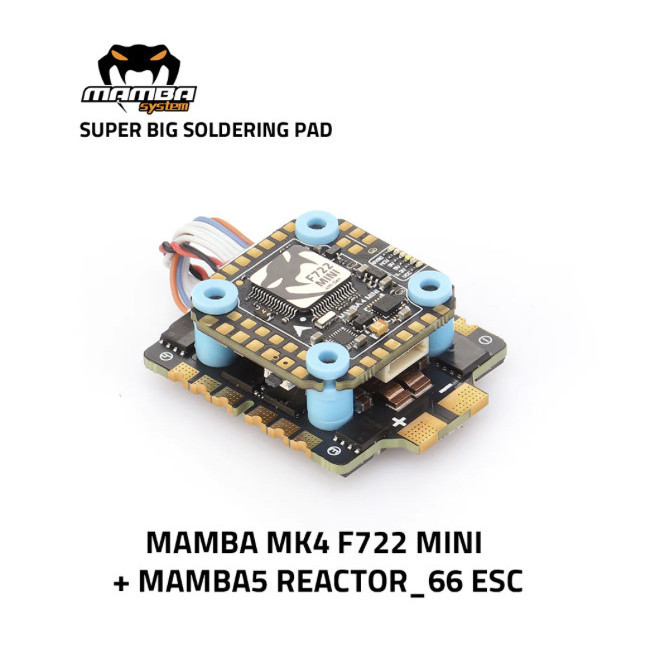 Jual DIATONE MAMBA MK4 F722 MINI REACTOR 66A MINI FC STACK 20MM/M2 ...