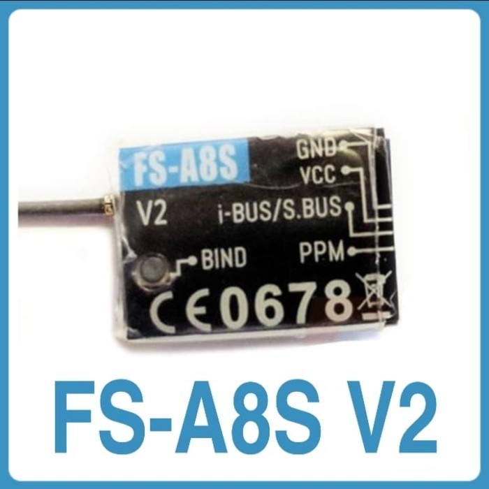 Jual FLYSKY FS-A8S 2.4GHZ 8CH MINI RECEIVER WITH PPM I-BUS SBUS OUTPUT ...