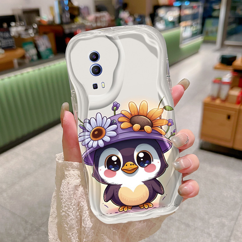 Jual Casing Hp VIVO Y72 5G Y52 5G Y75s 5G Case Cesing pola Penguin Kecil Silikon baru Kesing ...