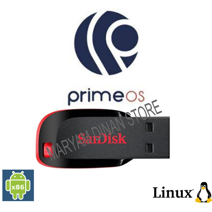 Jual Flashdisk Bootable / Installer Prime Os Based Android X86 | Shopee ...
