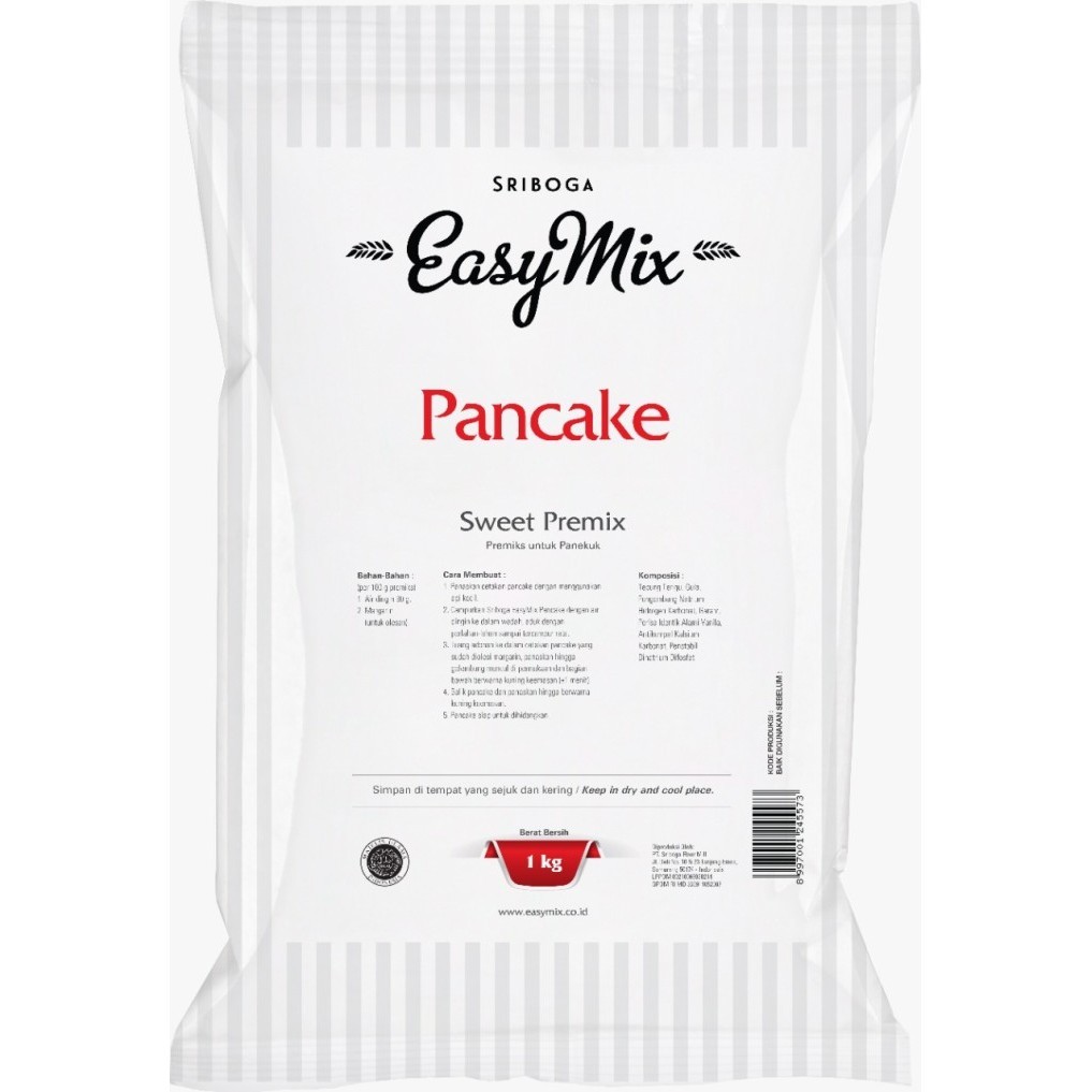 Jual Tepung Prex Sriboga Easyx Pancake 1Kg ( Non Repa ) | Shopee Indonesia