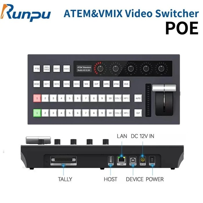 Jual Ip Usb Switcher Blackmagic Atem Switchboard Control Panel Switch ...