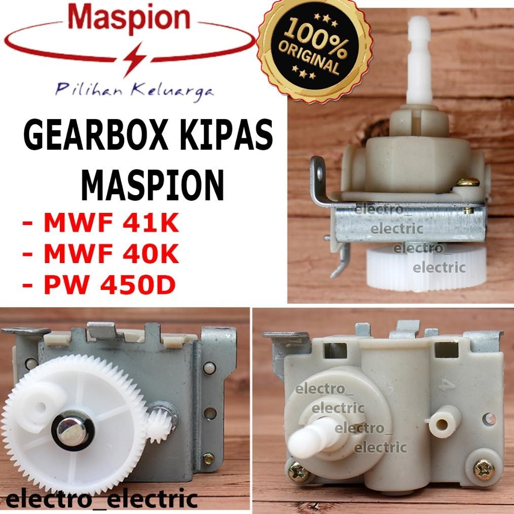 Jual Sparepart Gear Box Kipas Angin Maspion Kotak Untuk MWF41K MWF40K ...