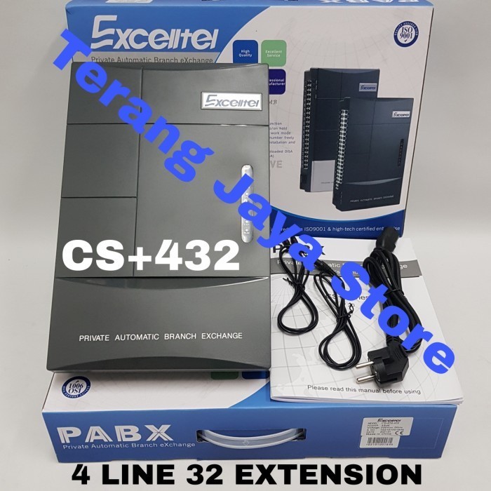 Jual (Sale) Ready Excelltel Pabx Cs+432 Pabx Excelltel Cs+432 4 Line 32 ...
