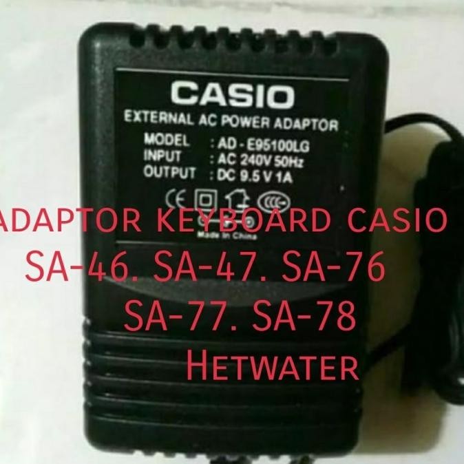Jual Baru Adaptor Tipe-Tipe Keyboard-Casio Sa46 Sa47 Sa76 Sa77 Sa78 | Shopee Indonesia