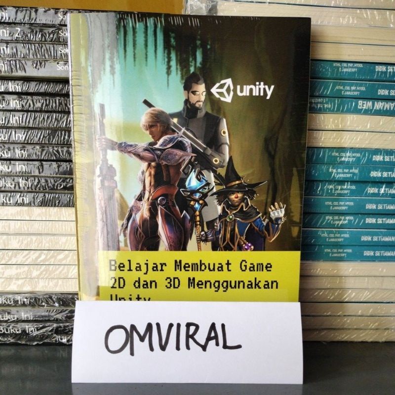 Jual Buku Multimedia Belajar Membuat Game 2D dan 3D Menggunakan Unity ...