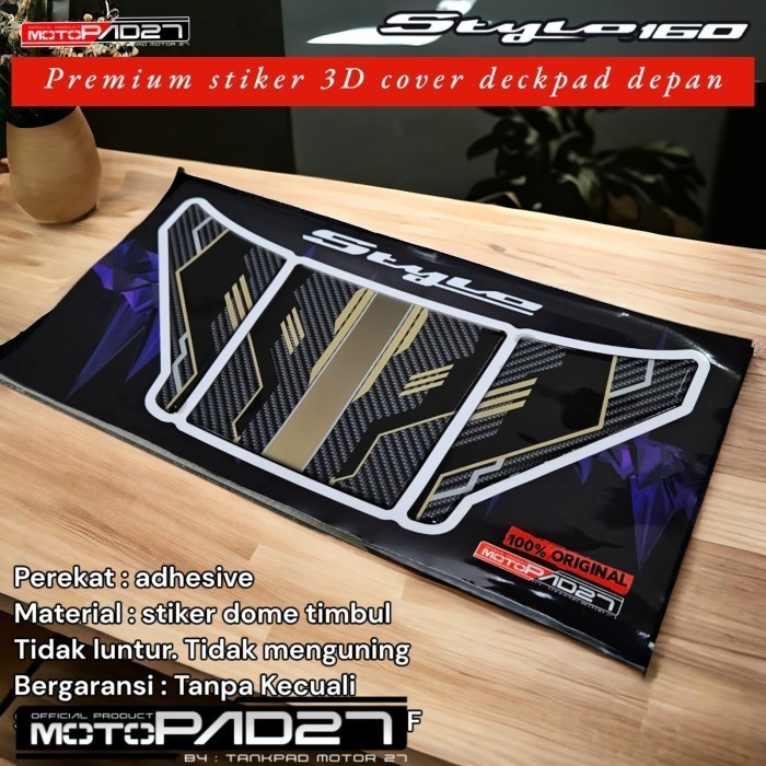 Jual stiker sticker tankpad deckpad STYLO 160 resin MP27 - K01 | Shopee Indonesia