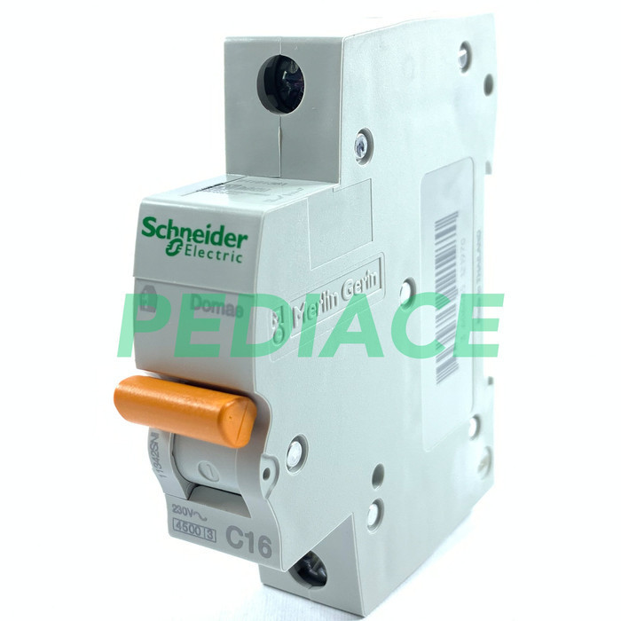 Jual MCB 1 Phase Schneider Merlin Gerin 16A 3500 Watt Circuit Breaker SNI | Shopee Indonesia