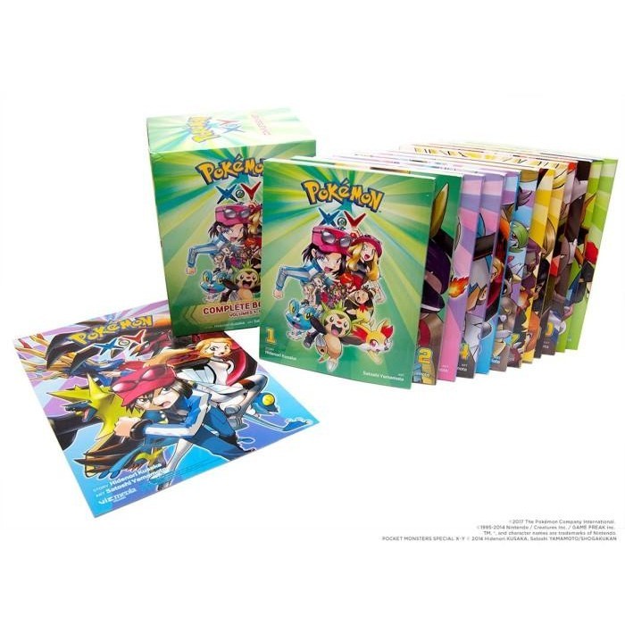 Jual KOMIK POKEMON XY X Y COMPLETE BOX SET VOL 1 - 12 MANGA COMIC ...