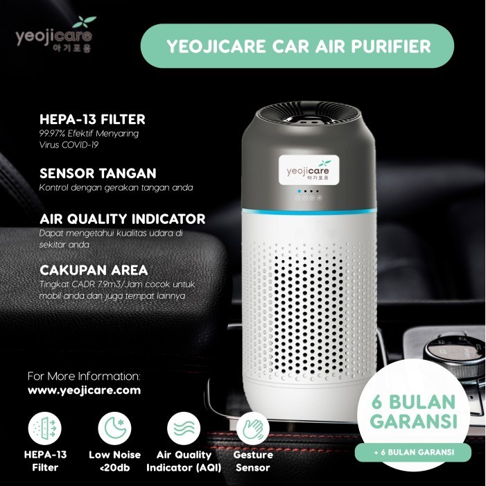 Jual Air Purifier Oxy Refresh - Smart Mini (Hepa13, Anion, & Carbon ...