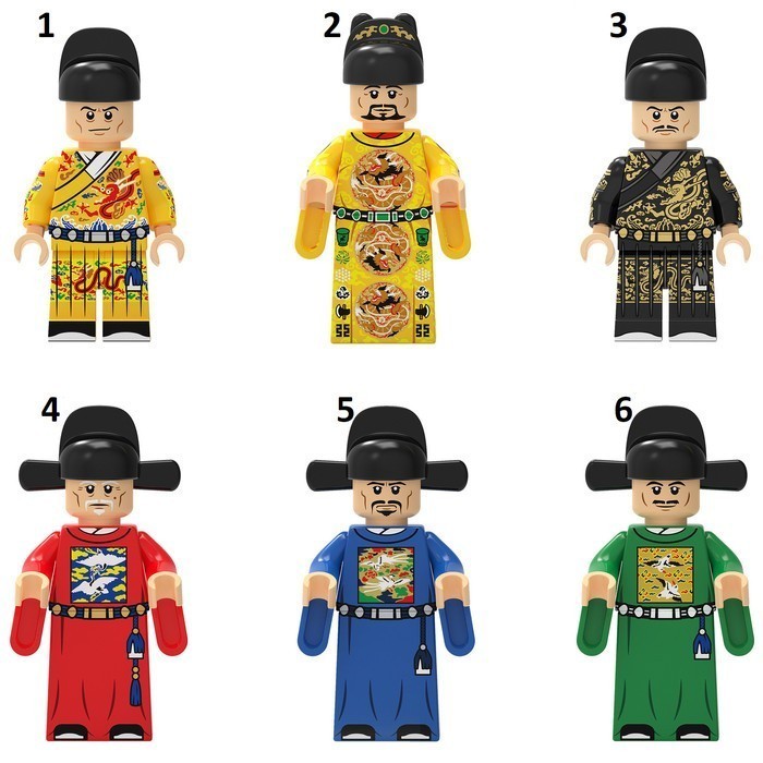 Jual Three Kingdom Qin Dynasty Emperor China Kaisar Kasim figures mini ...