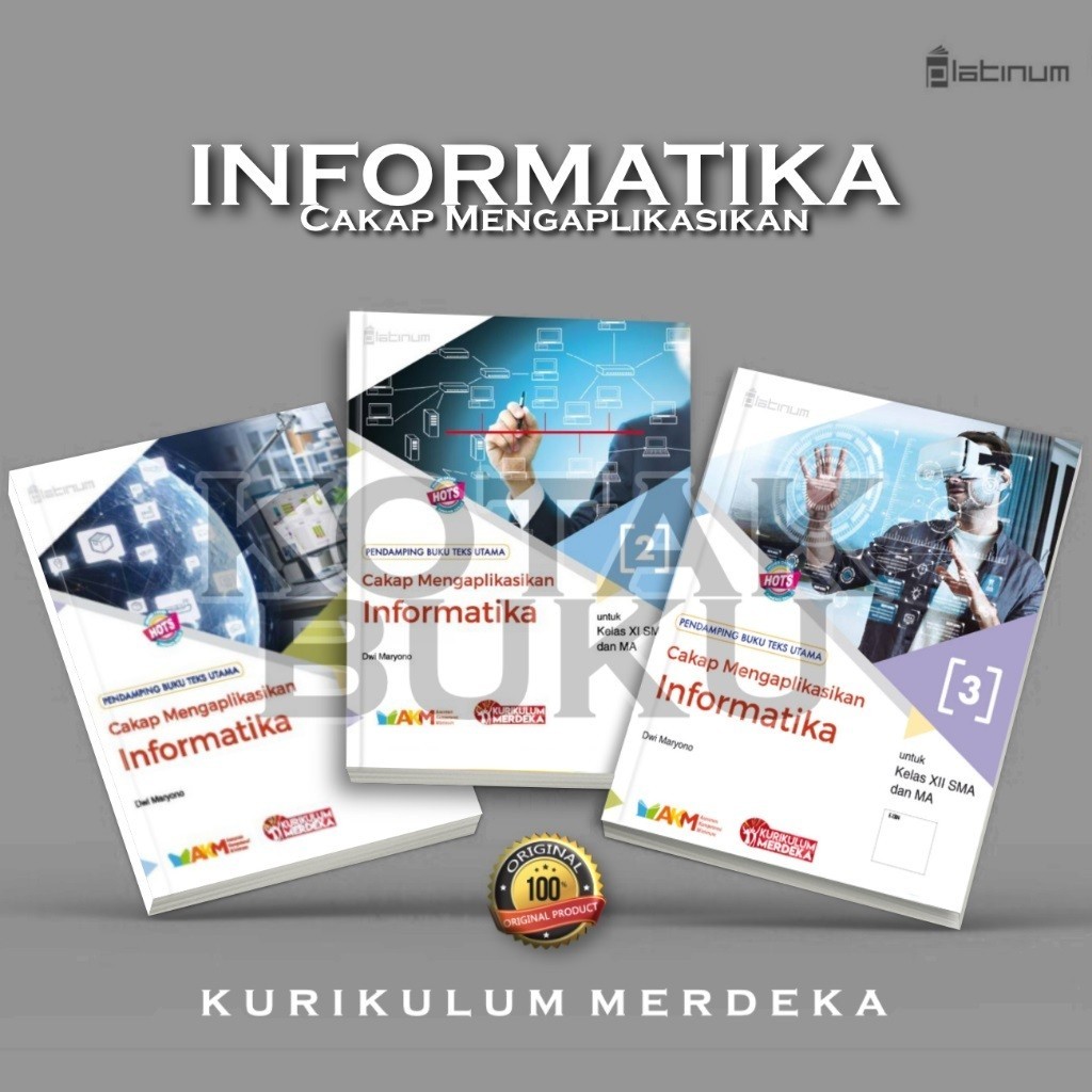 Jual Buku Cakap Mengaplikasikan Informatika SMA / Informatika Kelas 10 11 12 SMA / Kurikulum ...