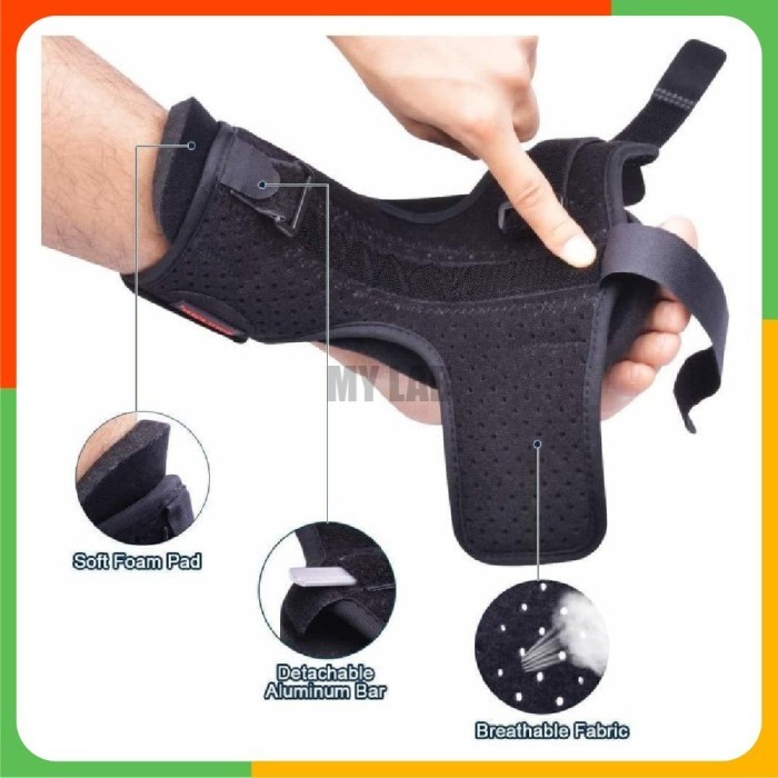 Jual Plantar Fasciitis Ankle Support Brace Foot Orthosis Afo Night ...