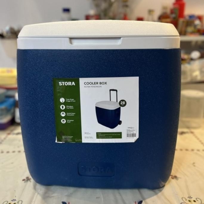 Jual STORA COOLER BOX 28 LITER DENGAN RODA | Shopee Indonesia