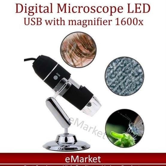 Jual Mikroskop Digital Elektronik Led 1600X - Usb Microscope Dengan ...