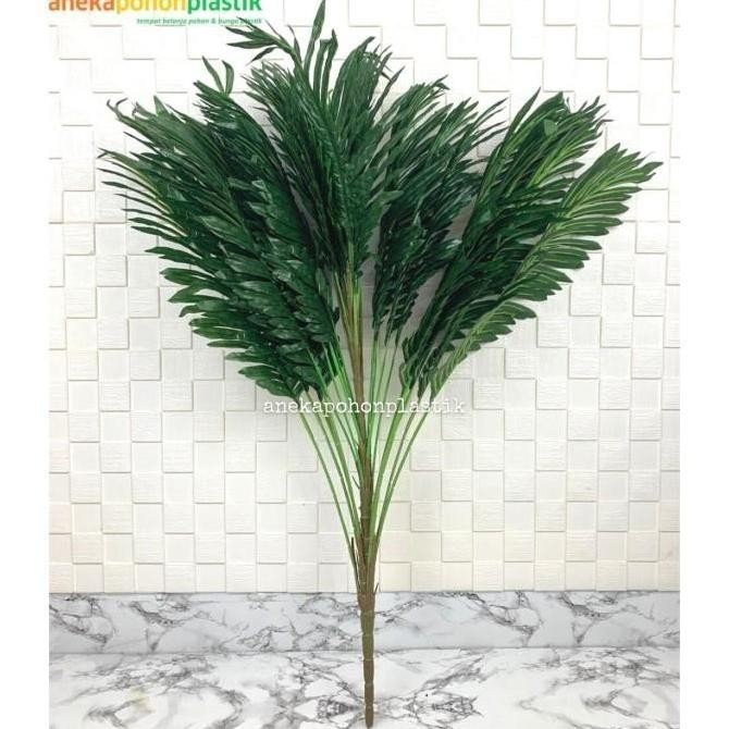 Jual PROMO DAUN PALEM HIJAU BESAR 100CM ARTIFICIAL TANAMAN PALMA 1 ...