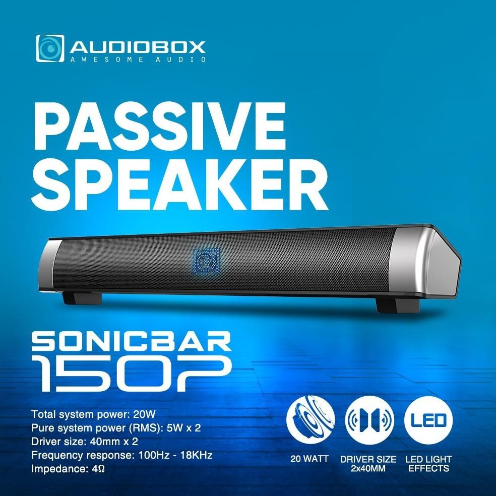 Jual 6.6 Audiobox Sonicbar 150P Soundbar Multimedia Passive Speaker ...