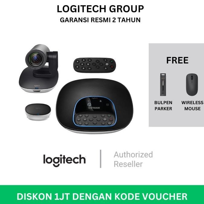 Jual Logitech Group Video Conference Camera Set - Original Garansi ...