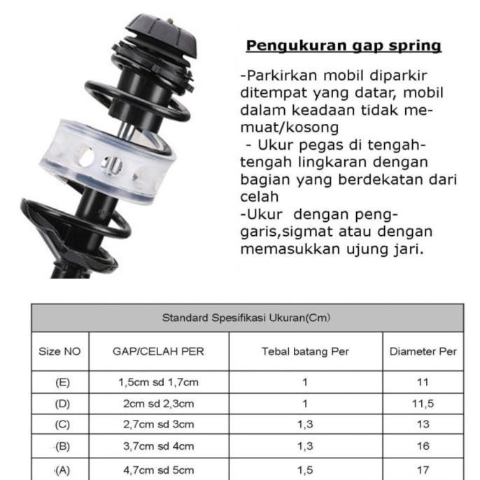 Jual Transparan Spring Buffer Stabilizer Mobil Dumper Karet Peredam ...