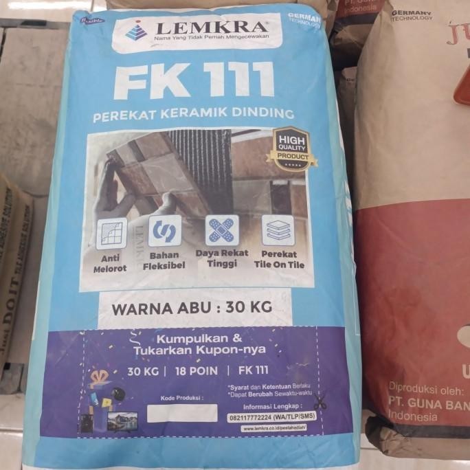 Jual Lemkra Semen Perekat Keramik Di Atas Keramik Fk 111 30 Kg Kualitas ...